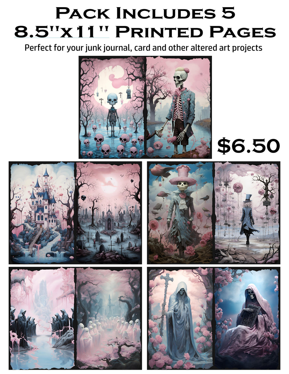 Quirky Halloween 8.5 x 11 Paper Pack – simplystateddesign