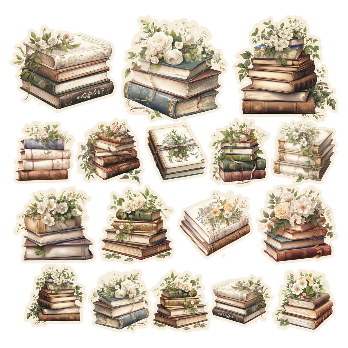 Floral Academia Books Ephemera – simplystateddesign