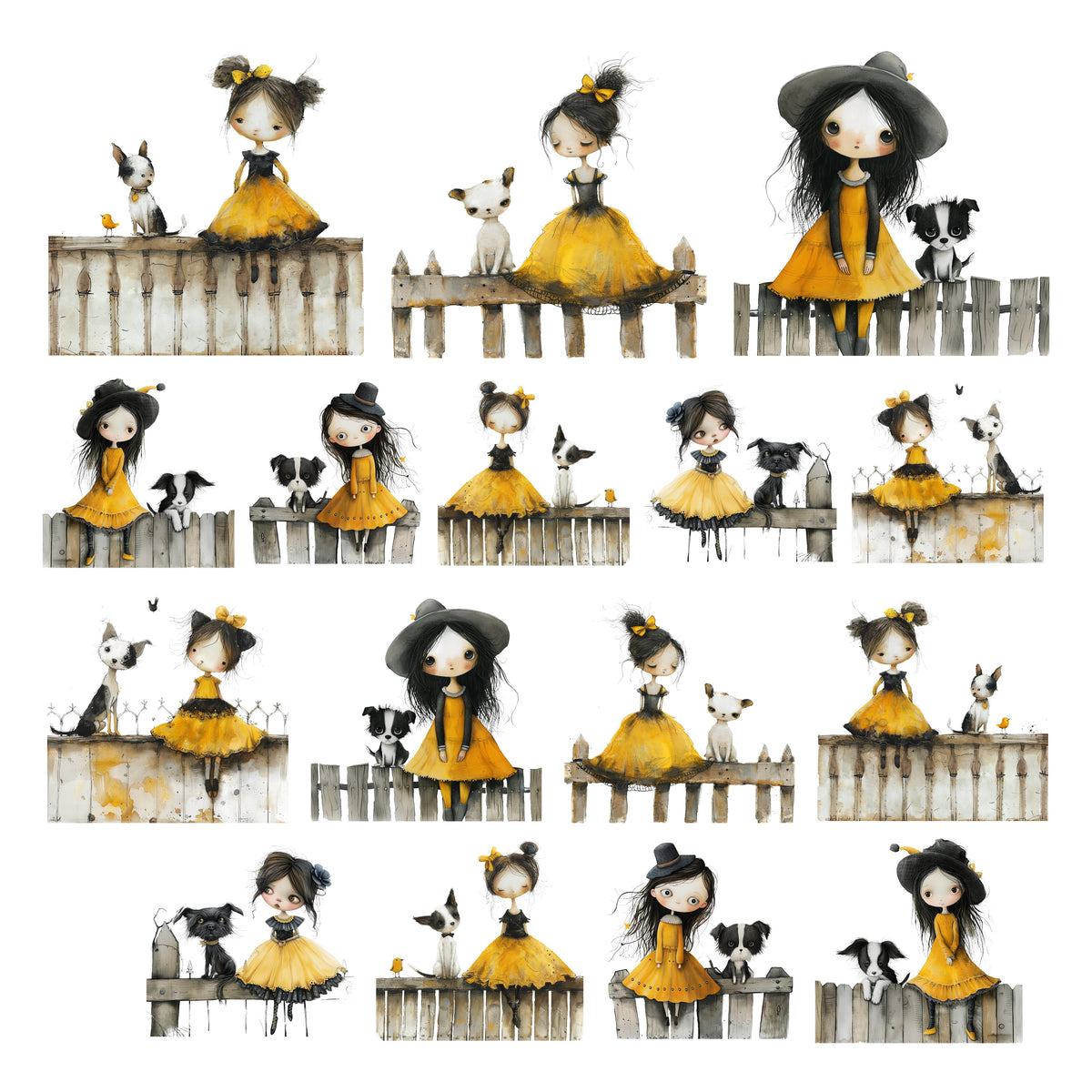 Sweet Like Sunshine Characters Ephemera – simplystateddesign