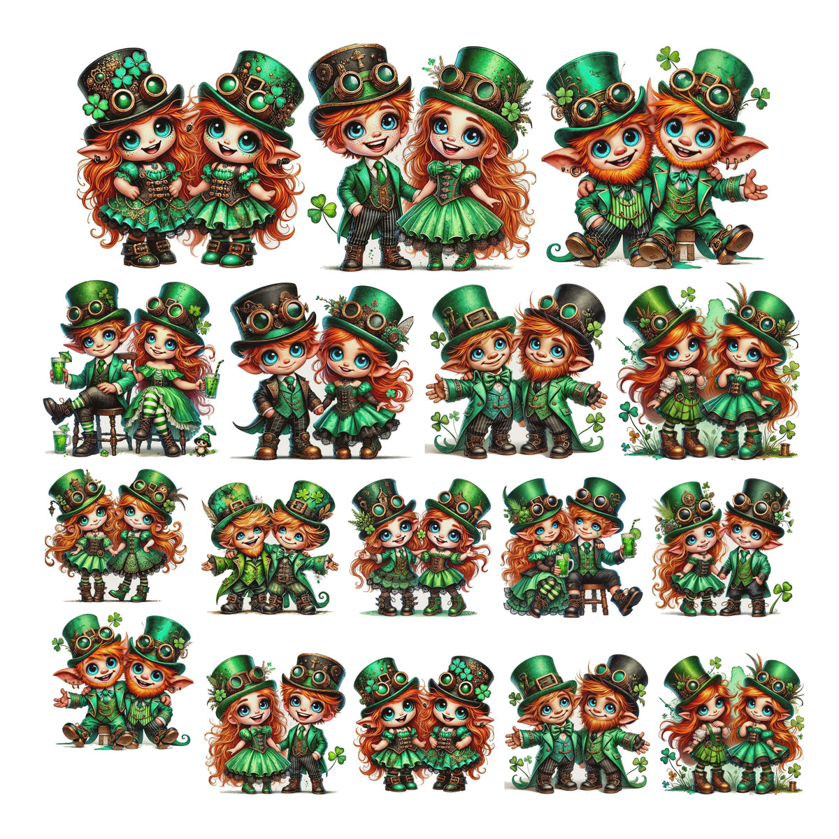 Feelin Lucky Characters Ephemera – simplystateddesign