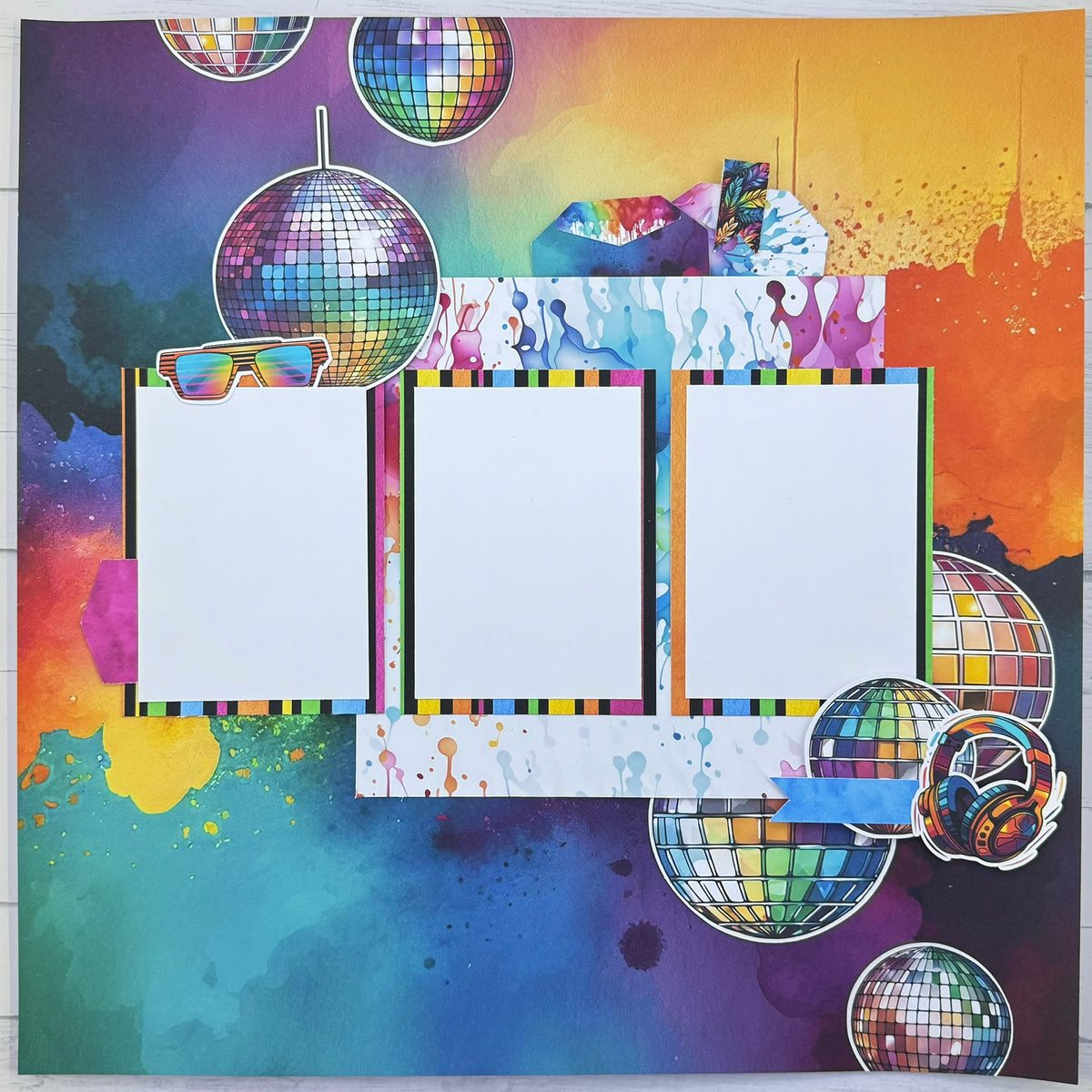 It's A Vibe "Color Burst" Layout Kit – simplystateddesign