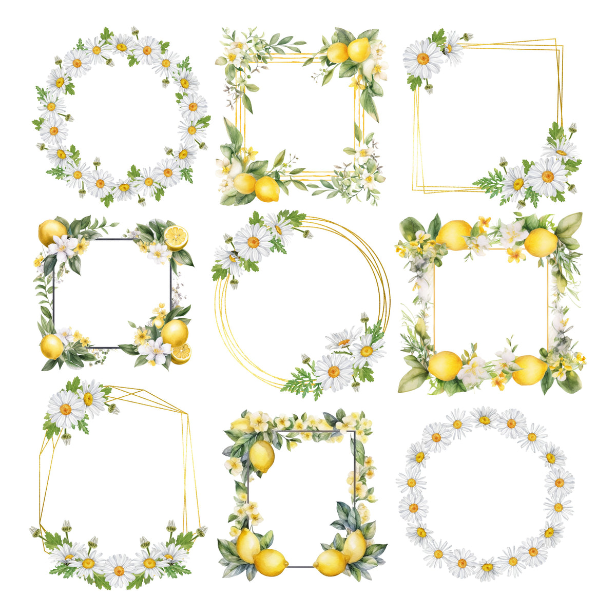 Lemon Squeeze Frames Ephemera – simplystateddesign