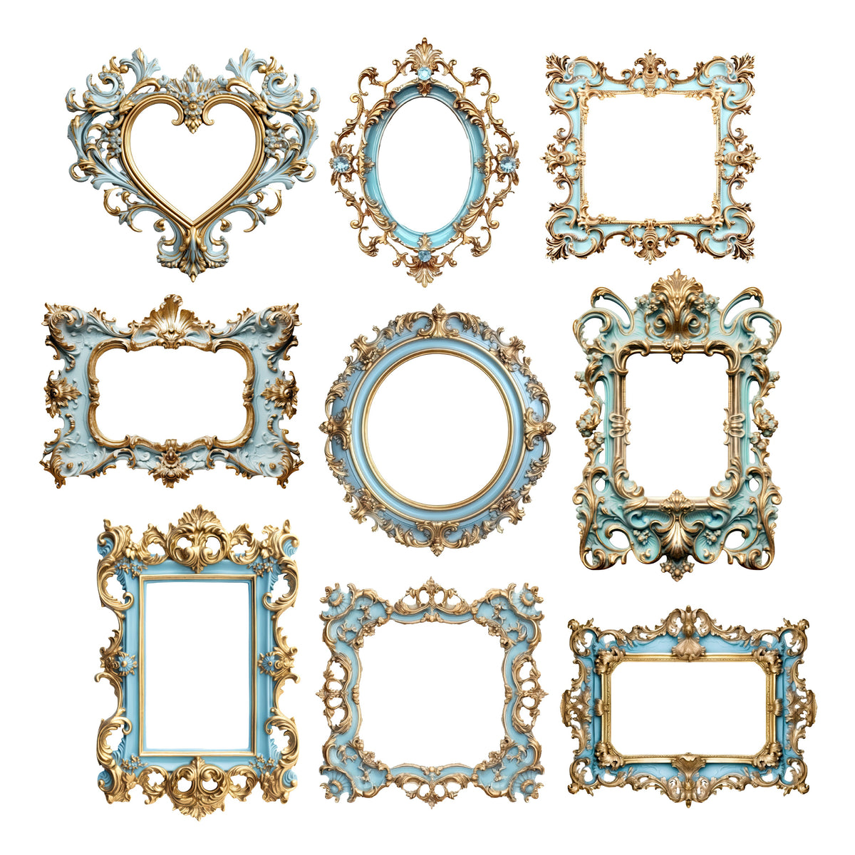 Parisian Party Frames Ephemera – simplystateddesign