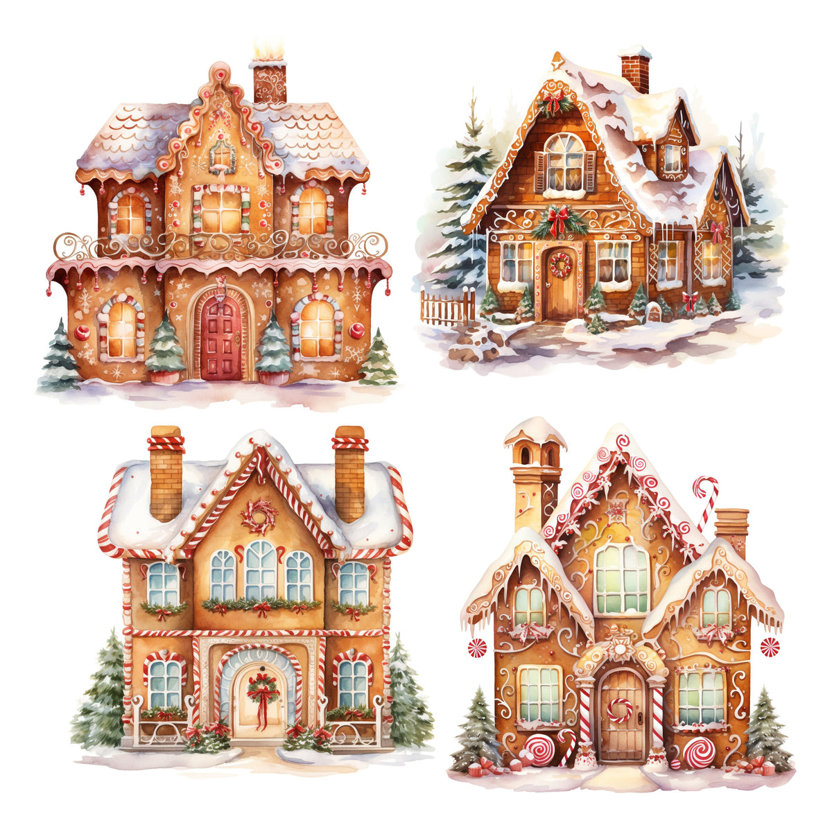 Gingerbread Houses XL Ephemera Pack – simplystateddesign