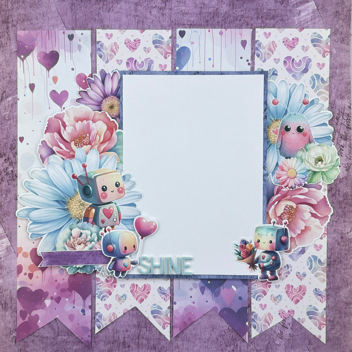 Unexpected Valentine "Shine" Layout Kit – simplystateddesign