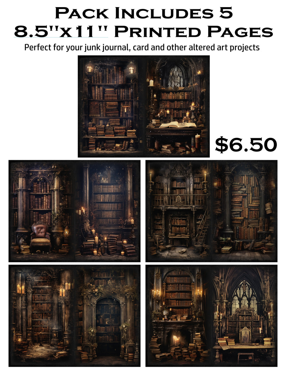 Dark Acadia 8.5 x 11 Paper Pack – simplystateddesign