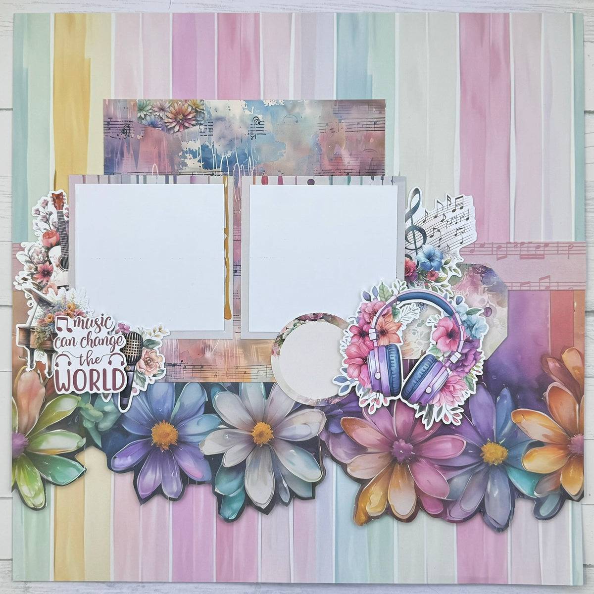 Beauty of Music "Music Can Change The World" Layout Kit ...