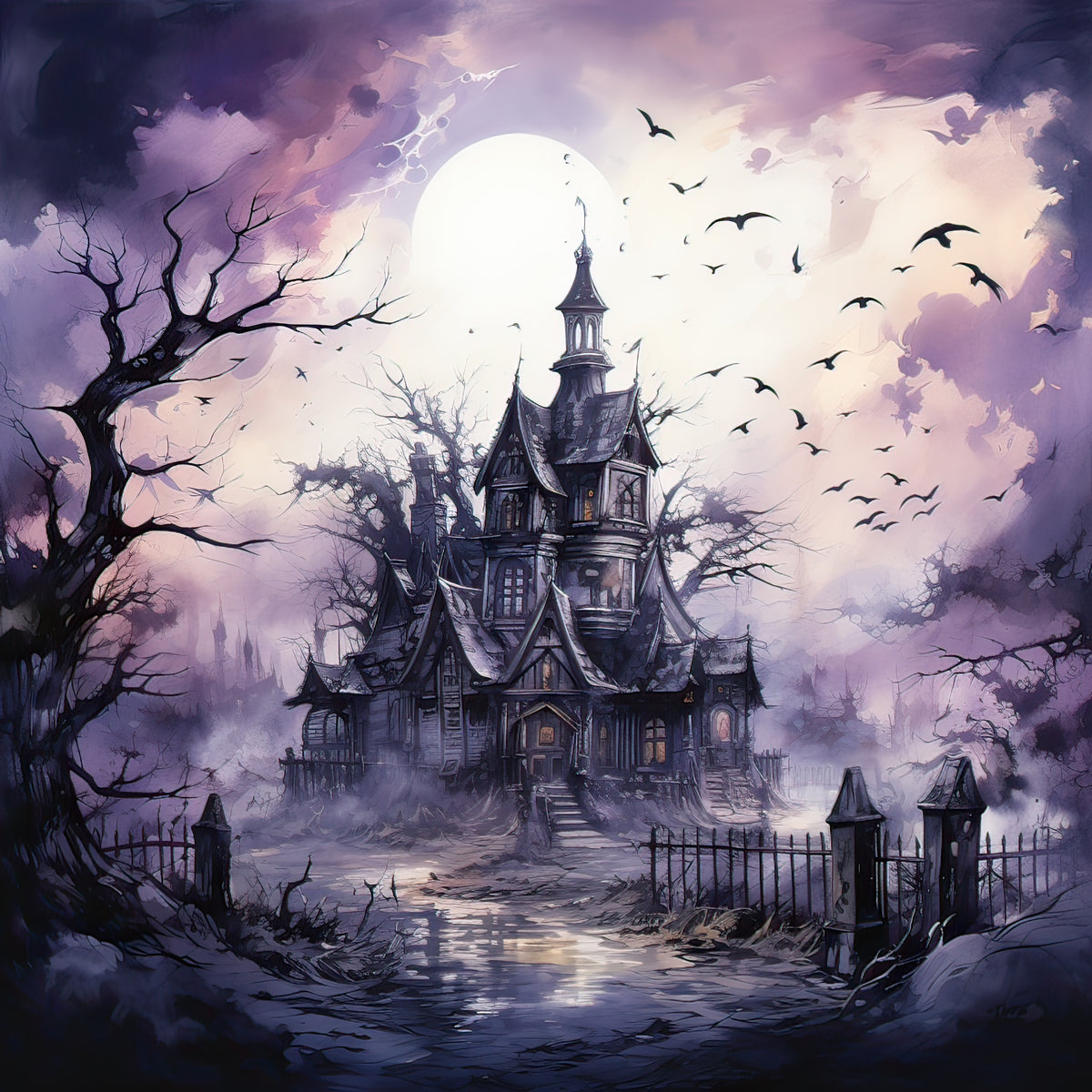 Spooky Scenes Paper 1 – simplystateddesign