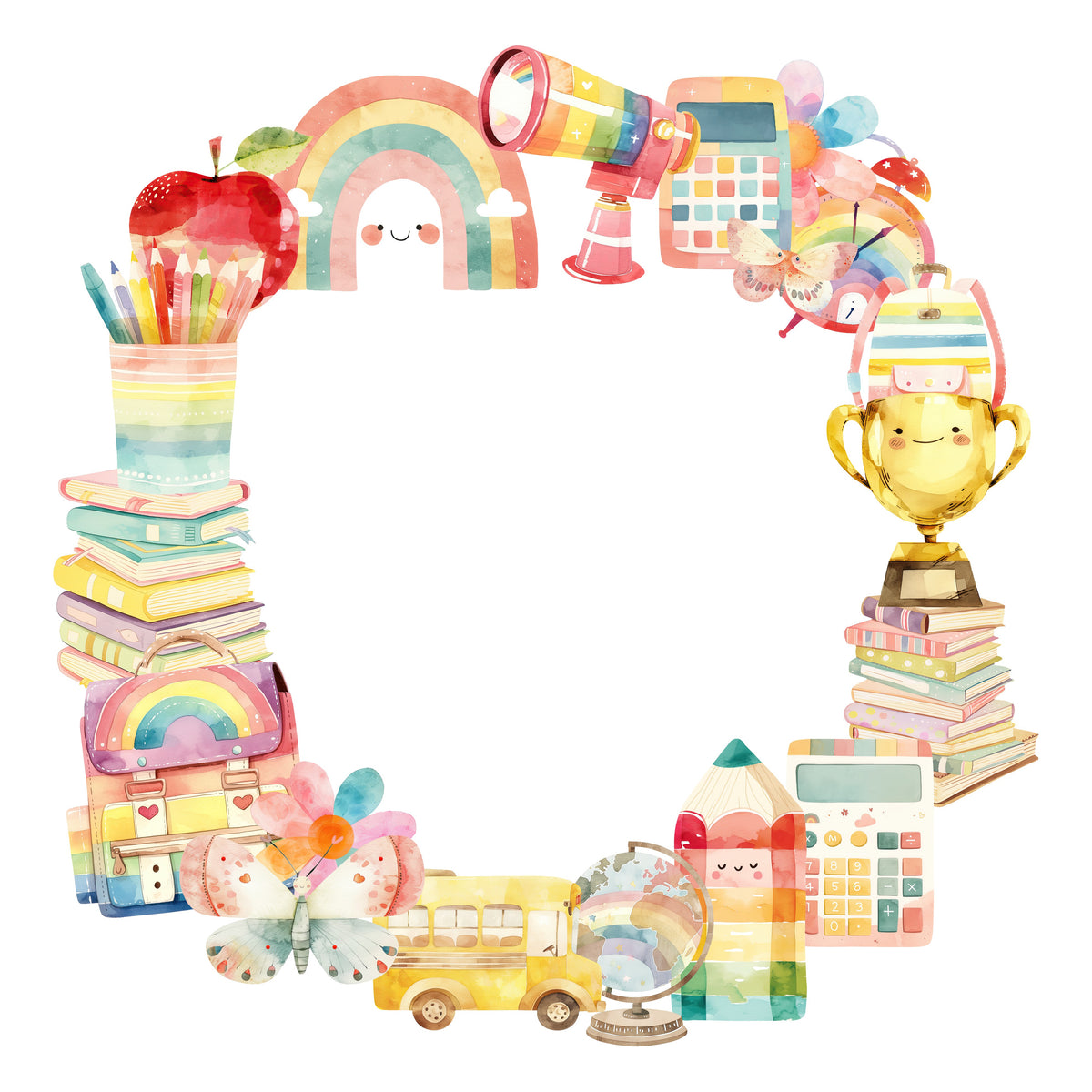 I Remember My First Day Wreath Ephemera – simplystateddesign