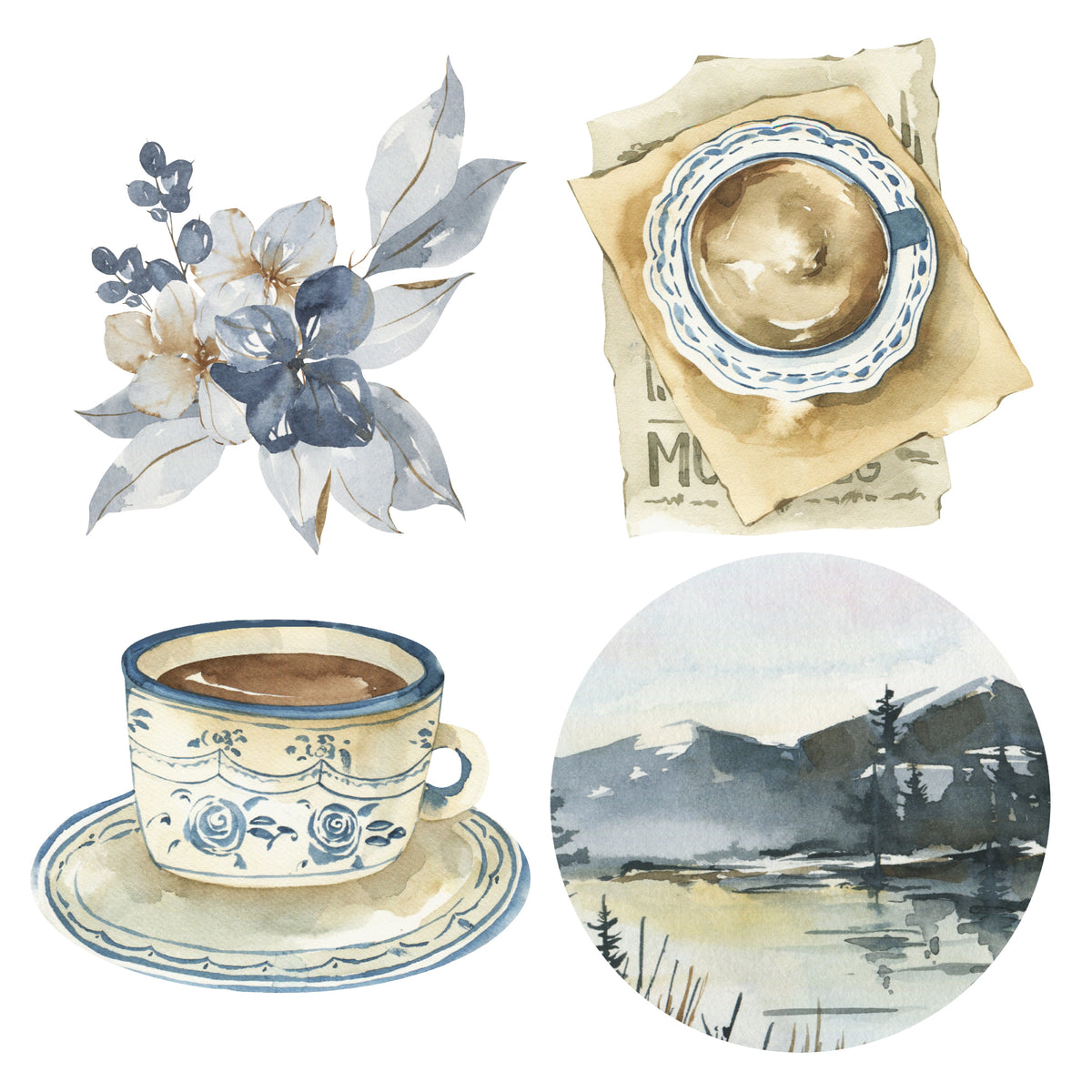 Morning Coffee XL Ephemera – simplystateddesign