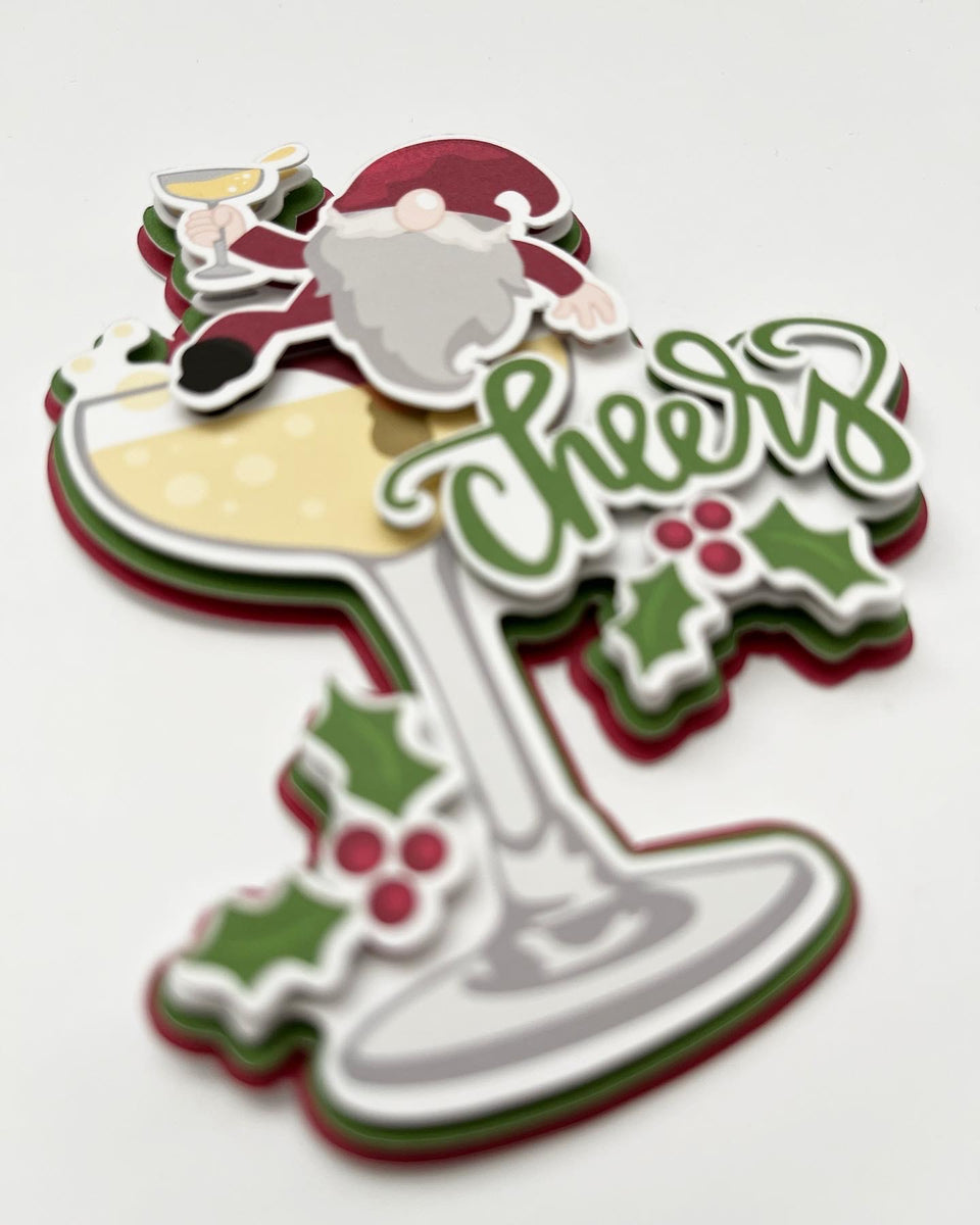 Cheers Gnome Die Cut – simplystateddesign