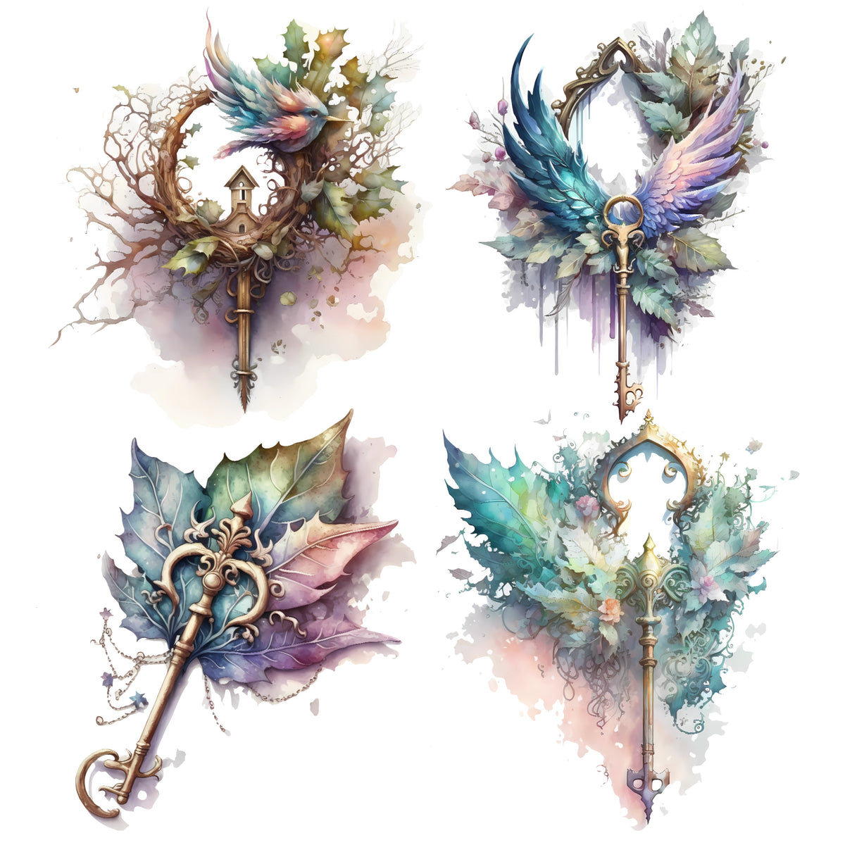 Fairy Keys XL Ephemera Pack – simplystateddesign