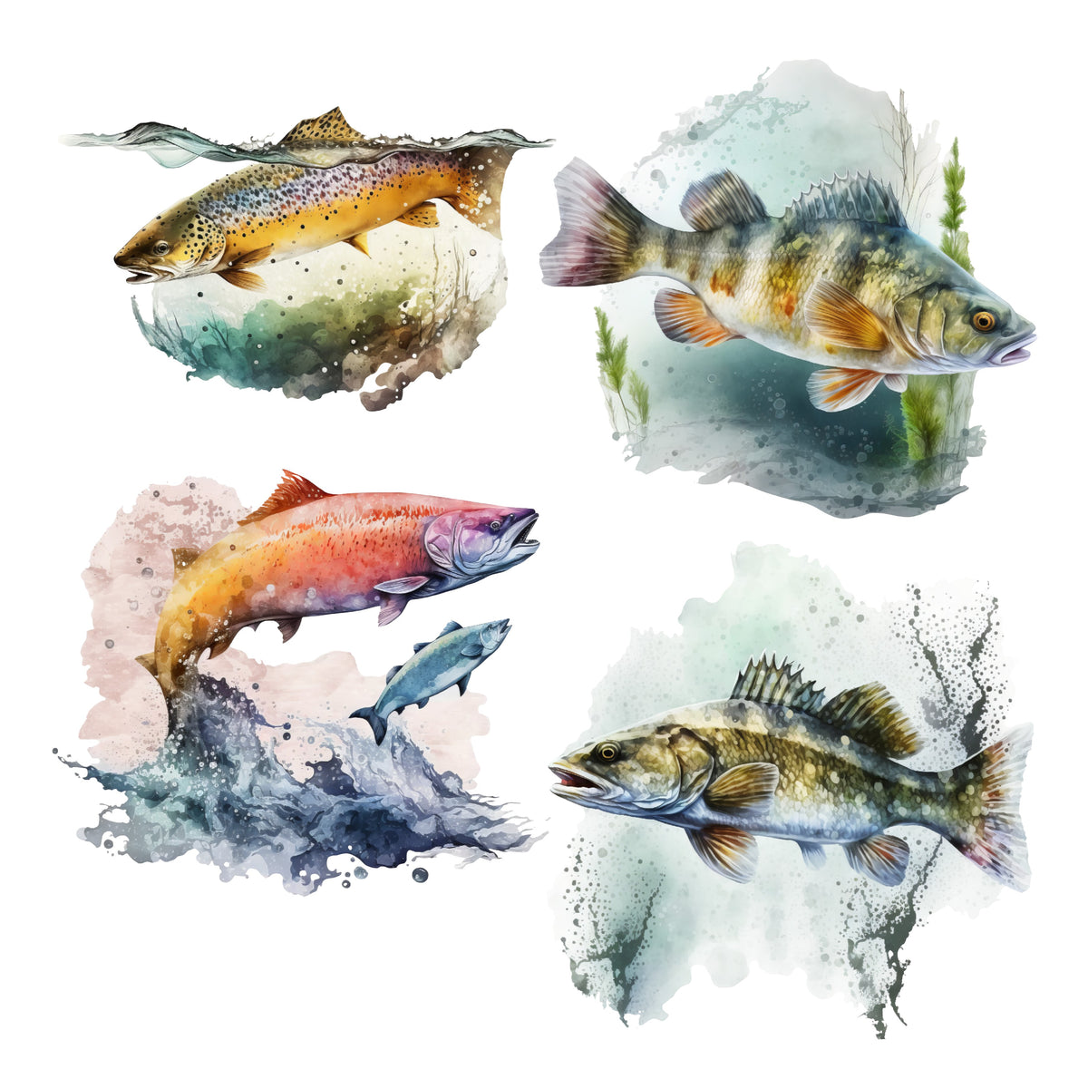 Fish XL Ephemera Pack – simplystateddesign