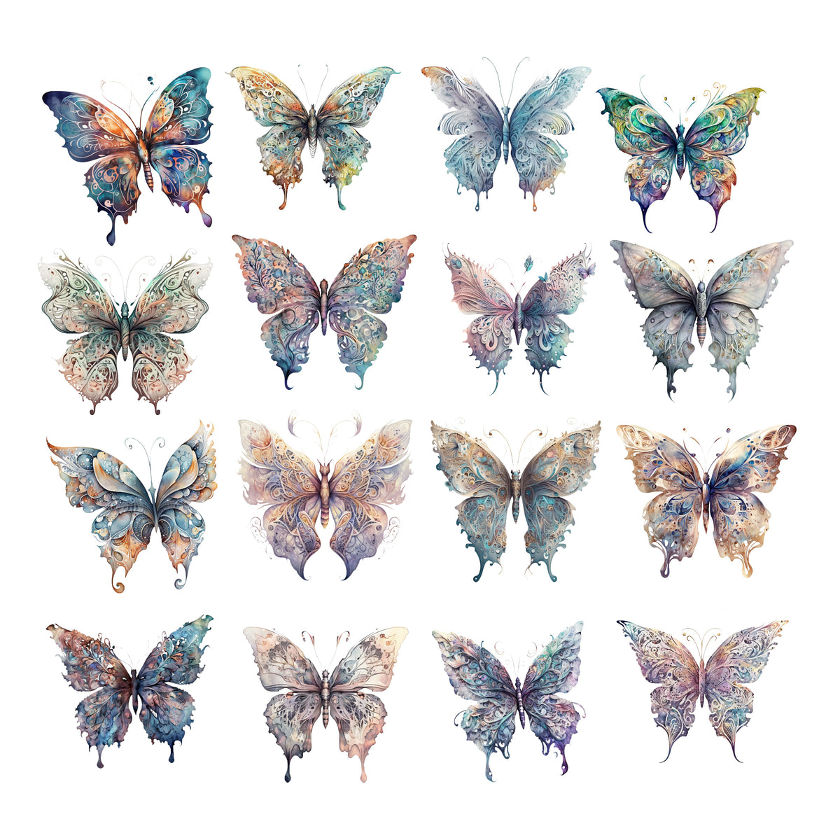 Pretty Butterflies Ephemera Pack – simplystateddesign